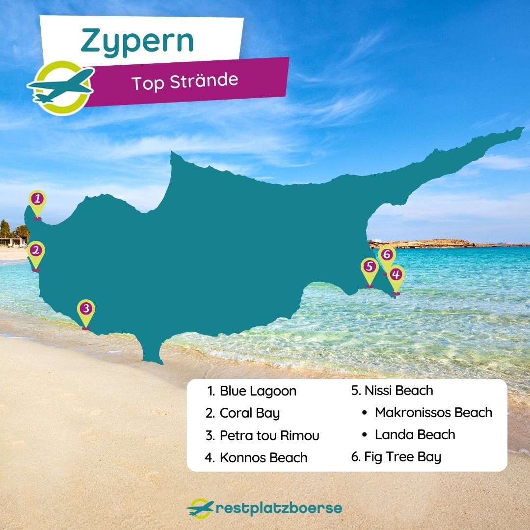 Die 8 schönsten Strände auf Zypern